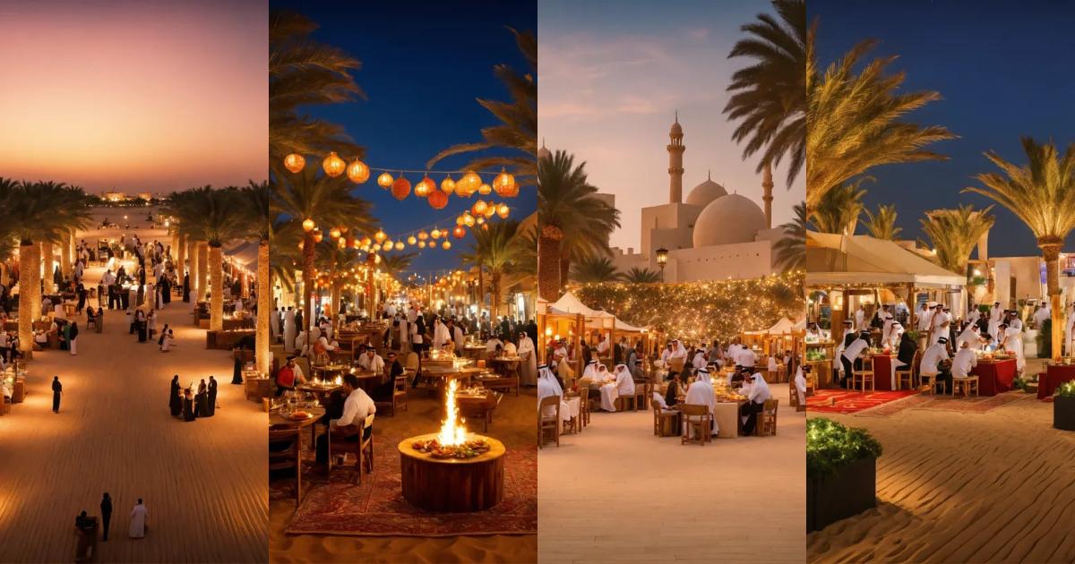 Lexica - Visualize a vibrant scene at the 'Taste of Bahrain' Food ...