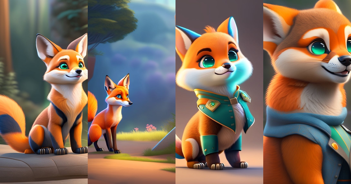 Lexica - Vibrant world of Zootopia, there lived a curious and ...