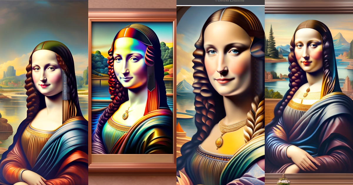 Lexica - Prompt: Create a unique and imaginative depiction of the Mona ...