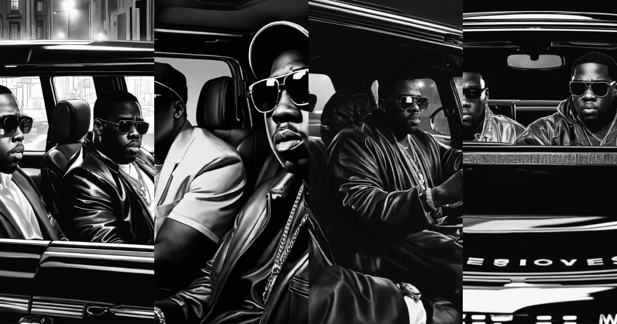 Lexica - Interior view Pop art, hyperrealist portrait of black rapper ...