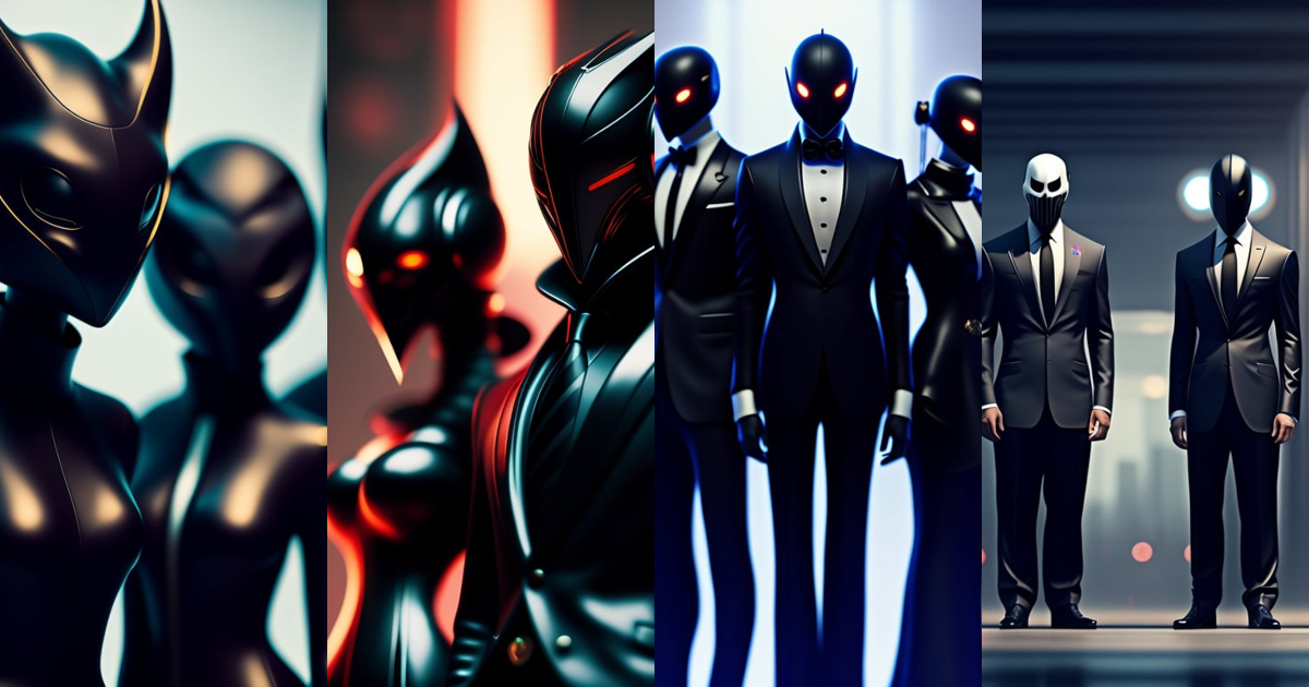 Lexica - A group of creepy evil abstract non-human horror creatures ...