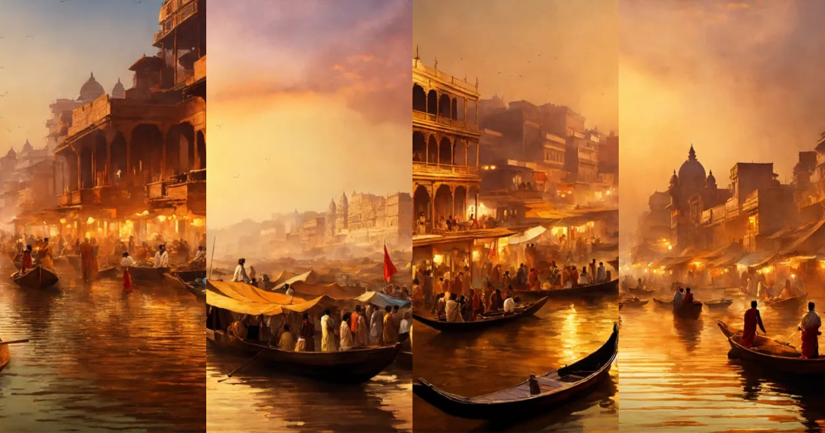 Lexica - Varanasi during ancient time when Varanasi main market was ...