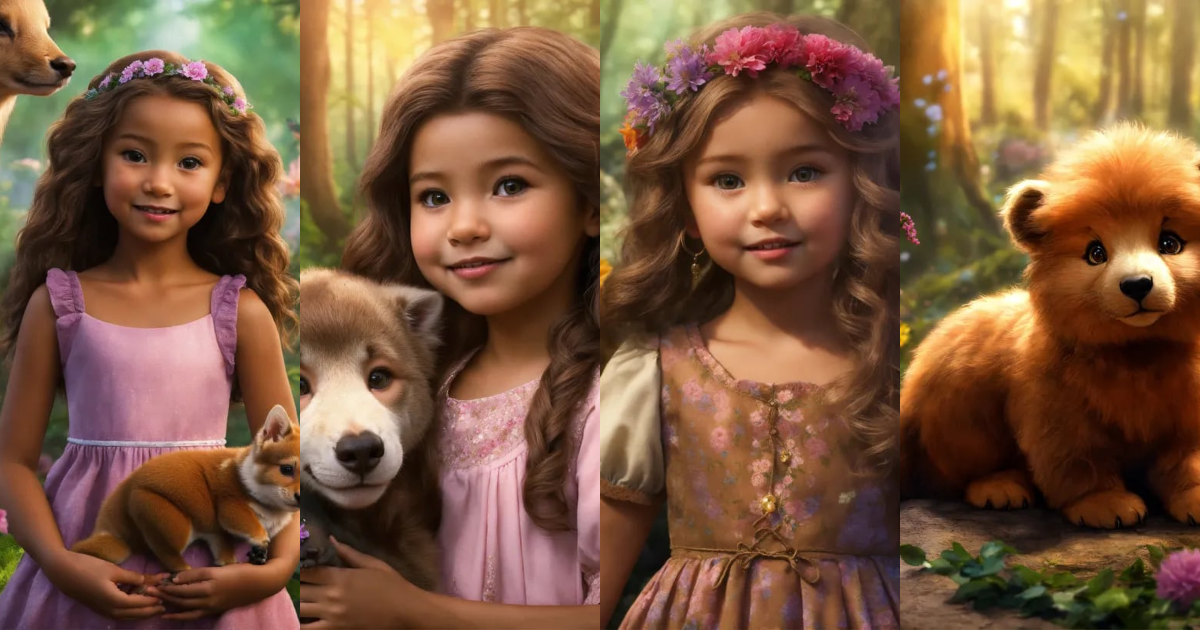 Lexica - Once upon a time, in an enchanted forest filled with beautiful ...
