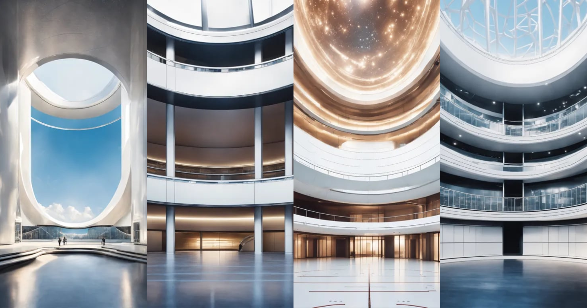 Lexica - A realistic highly detailed photo of an infinite tall huge ...