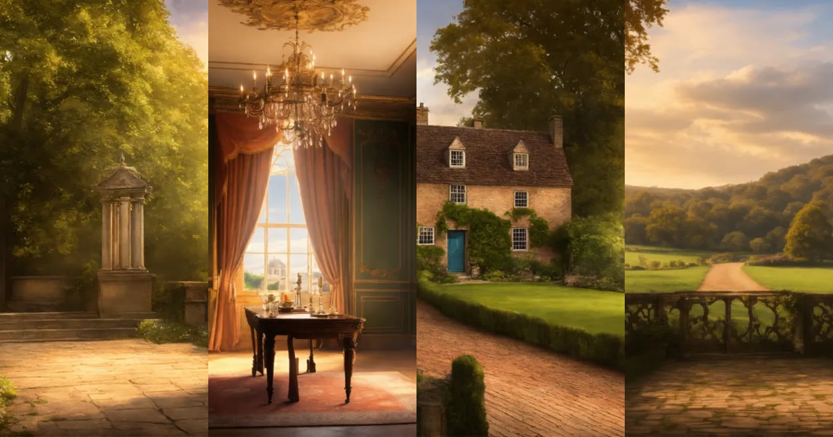 Lexica - Setting for a regency novel, background for a scene