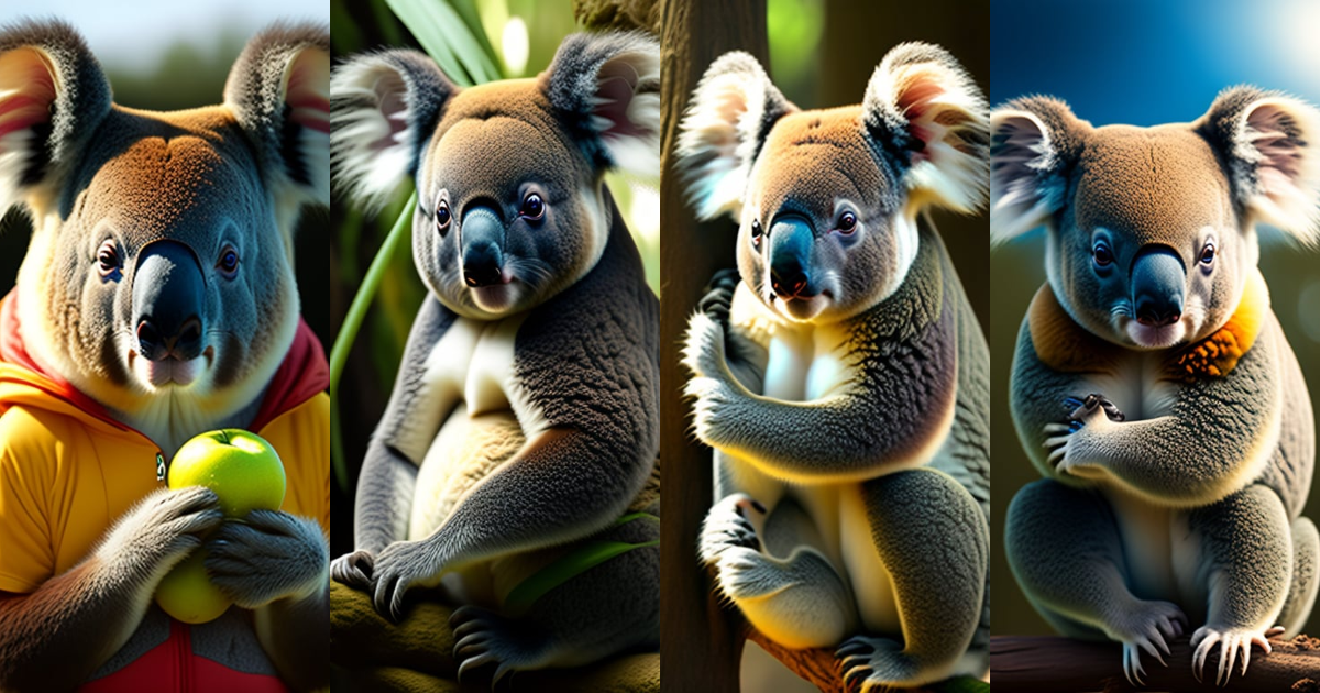 Lexica - Koala with a mask Anonymous