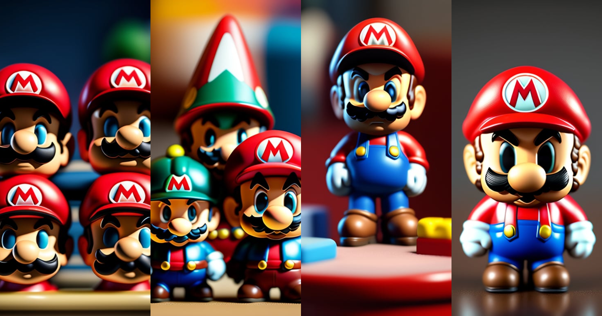 Lexica - Mario bros, pop head figurine