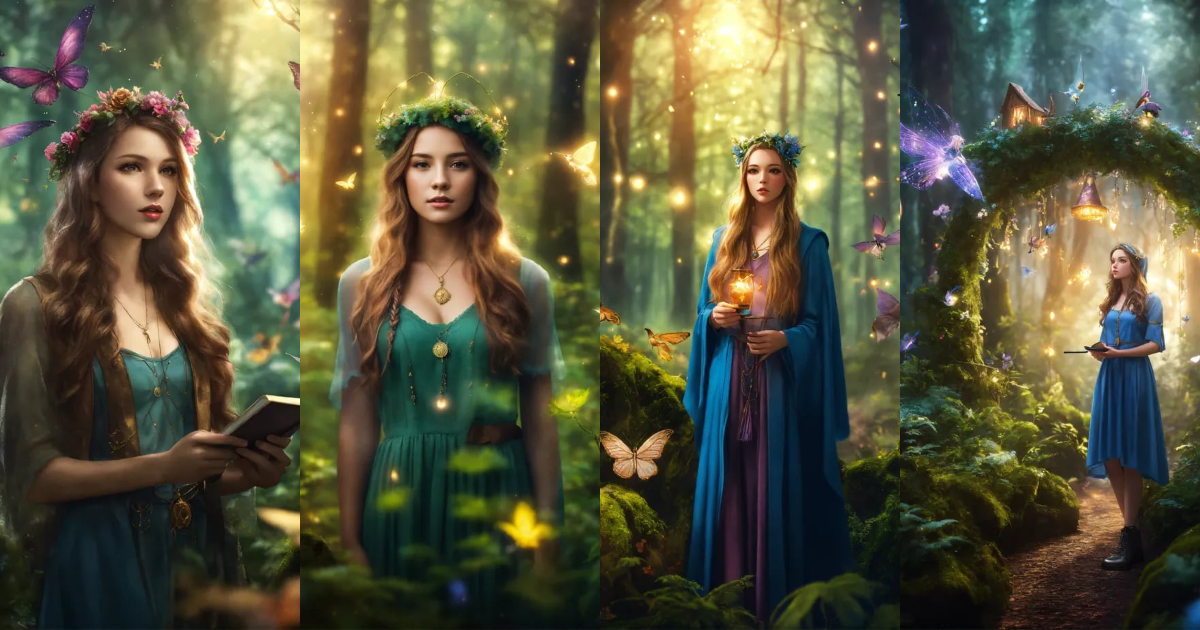Lexica - Photorealistic picture of a young female wizard with modern ...