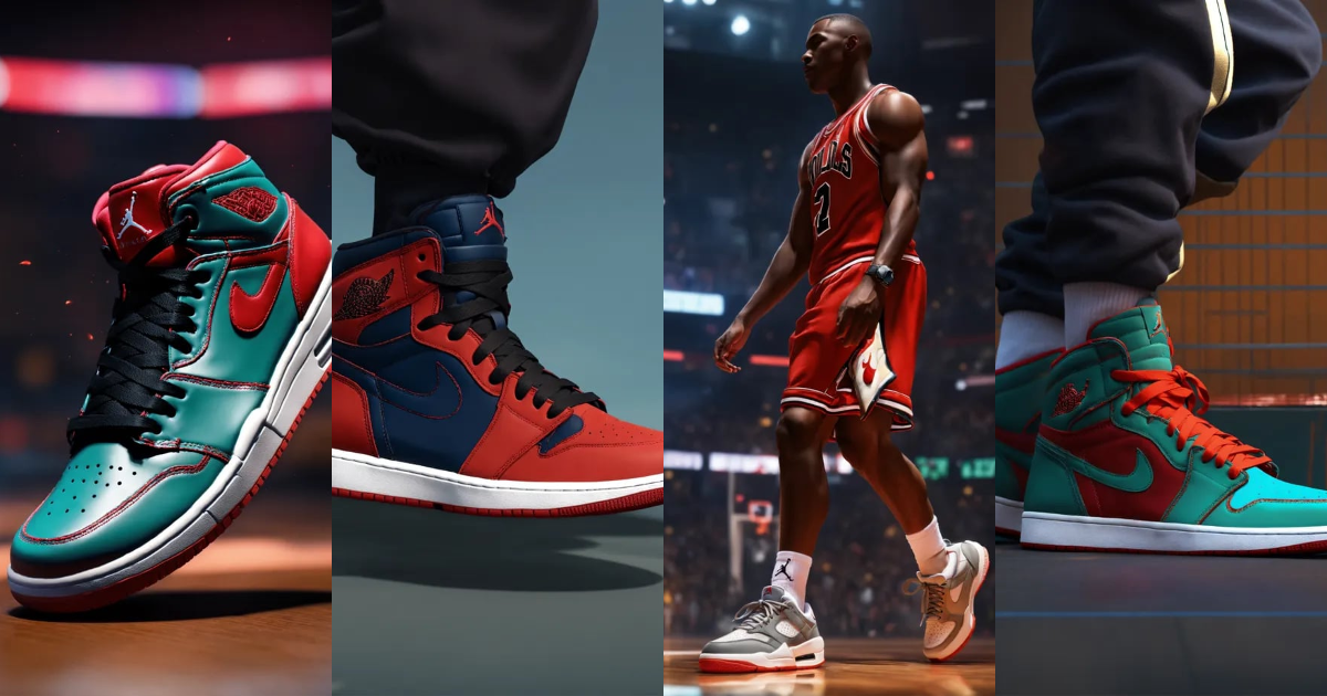 Lexica - Jordan sneakers, Trending on artstation, hyper realism, 8k, 3D ...