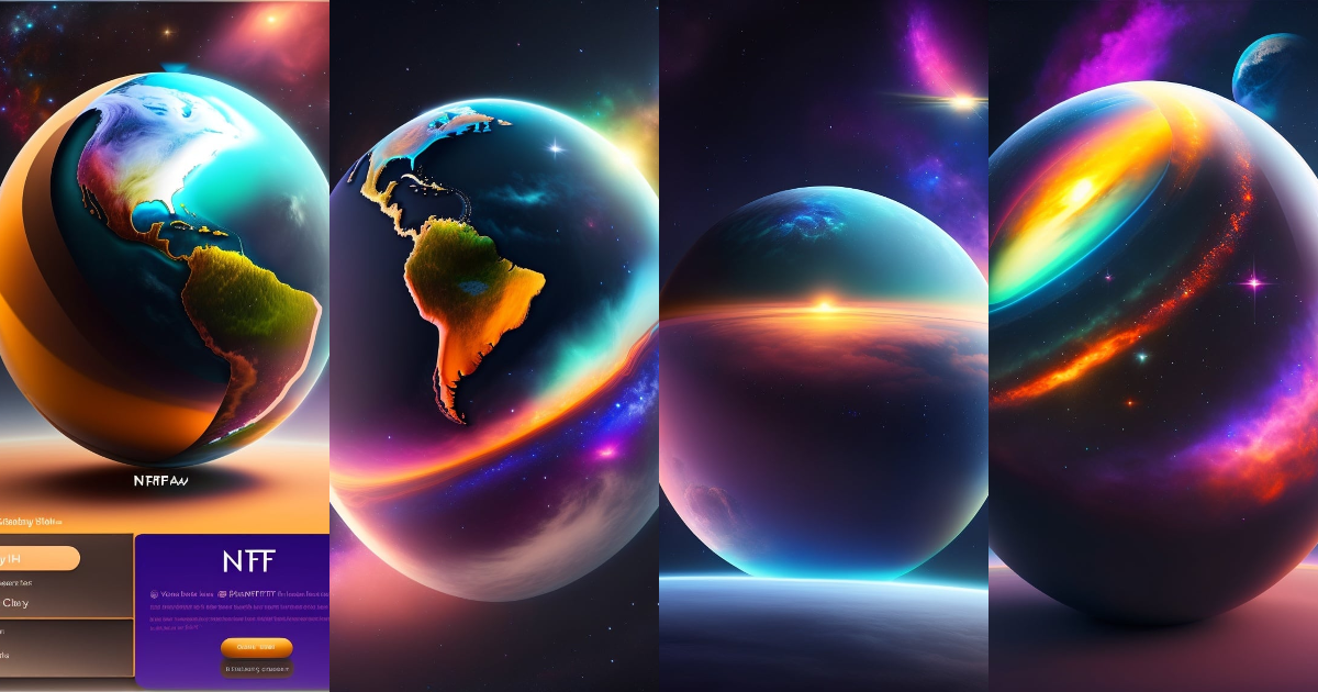 Lexica - Nft planet , galaxy , earth