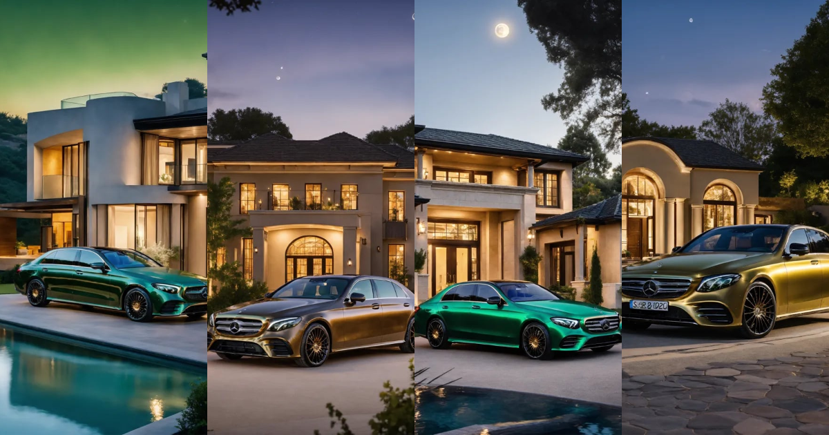 Lexica - 2022 Mercedes e350 brown and Gold trim with contemporary ...