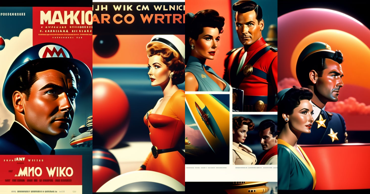 Lexica - Live action mario colour film 35mm 1956, pulp sci fi, directed ...