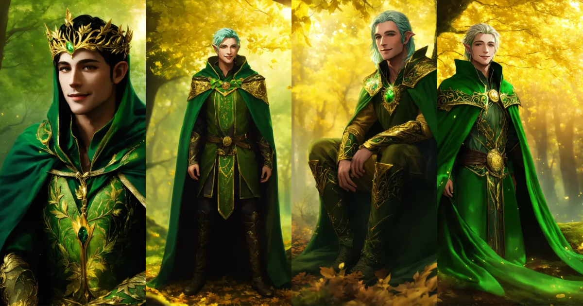 Lexica - Fantasy setting, an enigmatic flamboyant elven lord, with ...