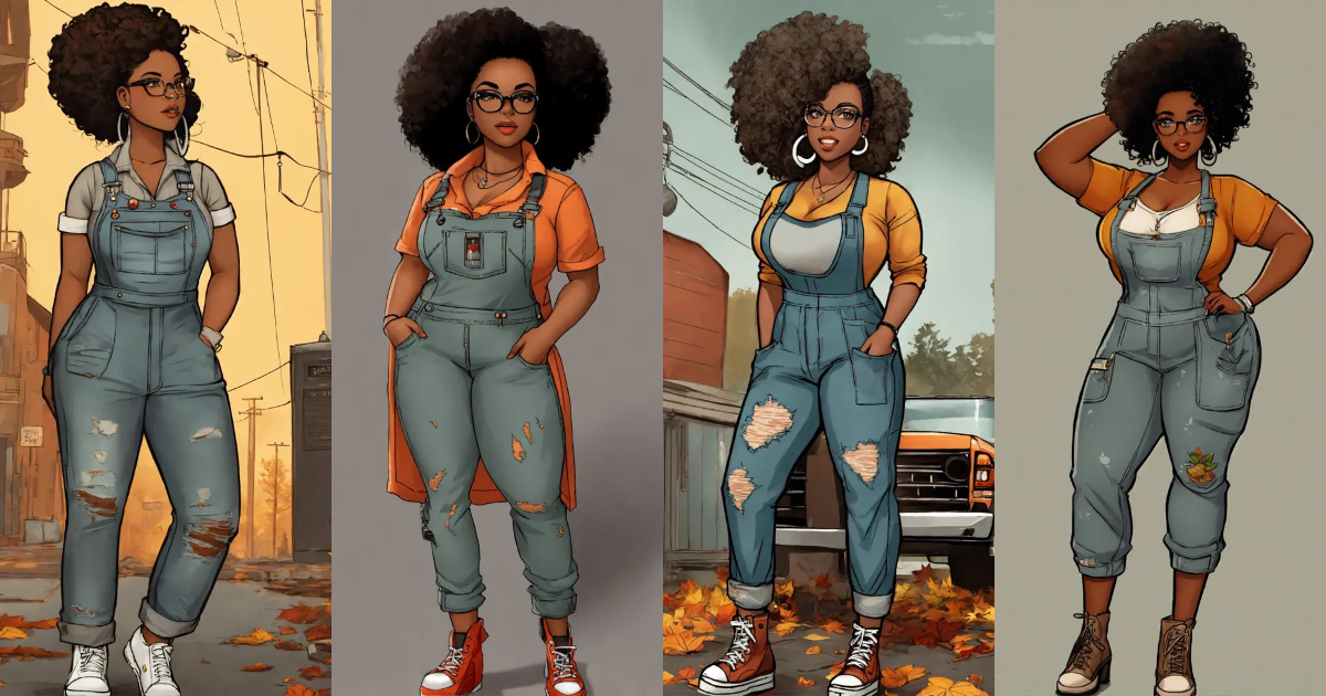 Lexica - CARTOON, ILLUSTRATION, AFRICAN AMERICAN rockabilly full figure ...