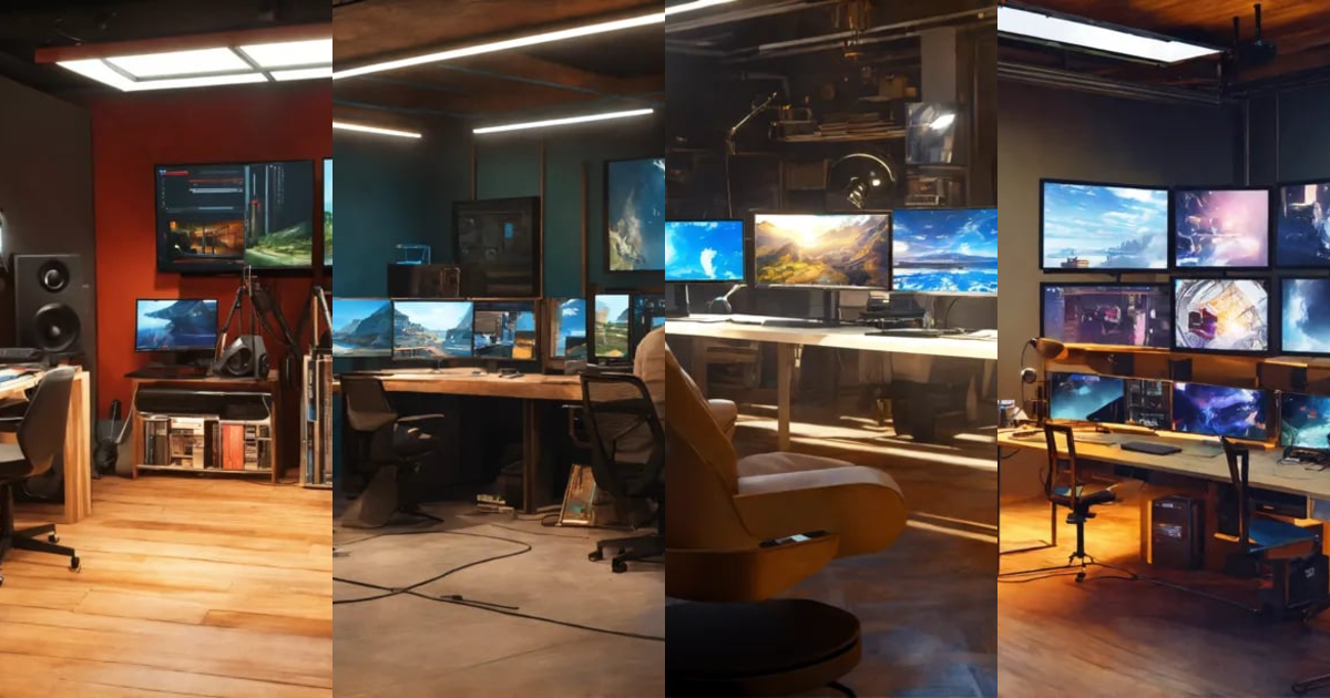 Lexica - Modern university studio, Virtual Reality, mixed medium ...