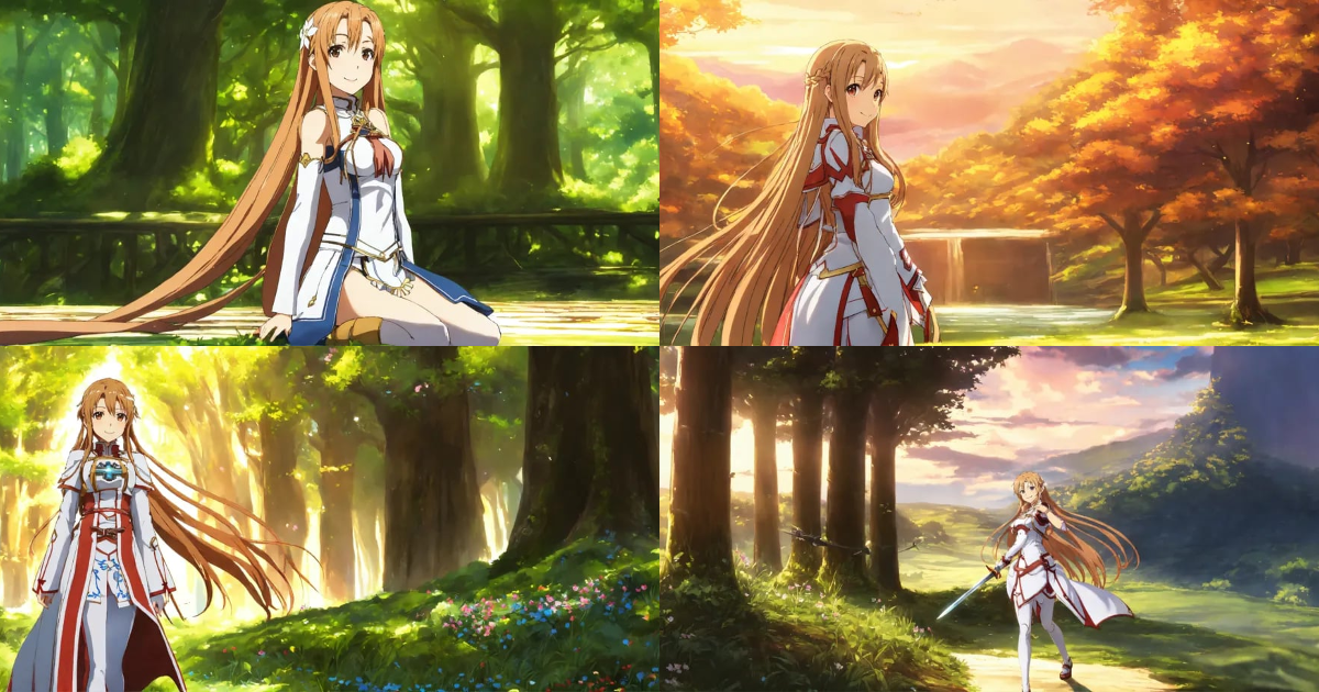 Lexica - Asuna of Sword Art Online, gorgeous, radiant, hermosa ...