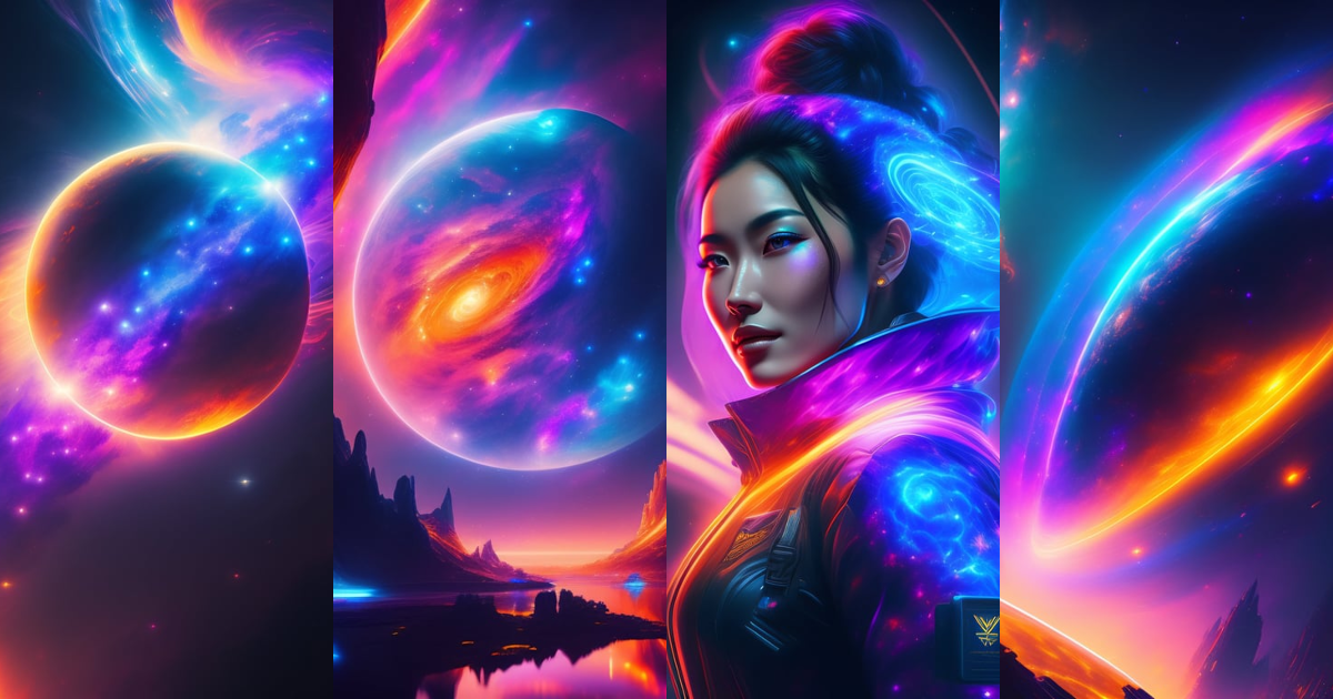 Lexica - Ultradetailed illustration of an energy spell in a galaxy ...