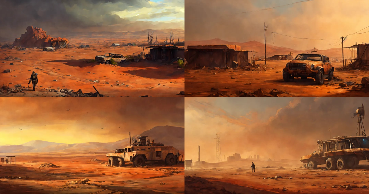 Lexica - Conept art digital realistic painting, post apocalyptic ...