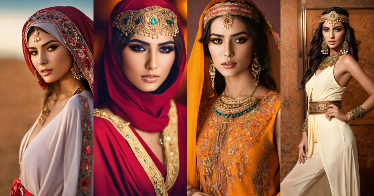 Lexica - Arab fashion model