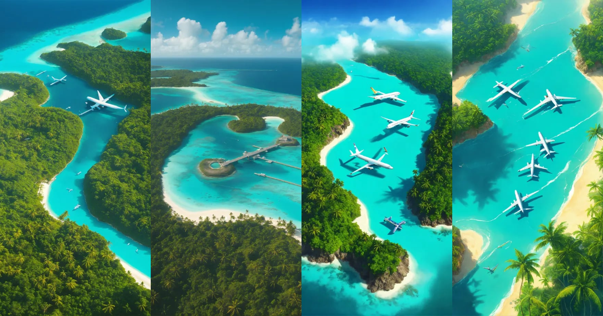 Lexica - Cybernetic tropical islands that are separated from each other ...