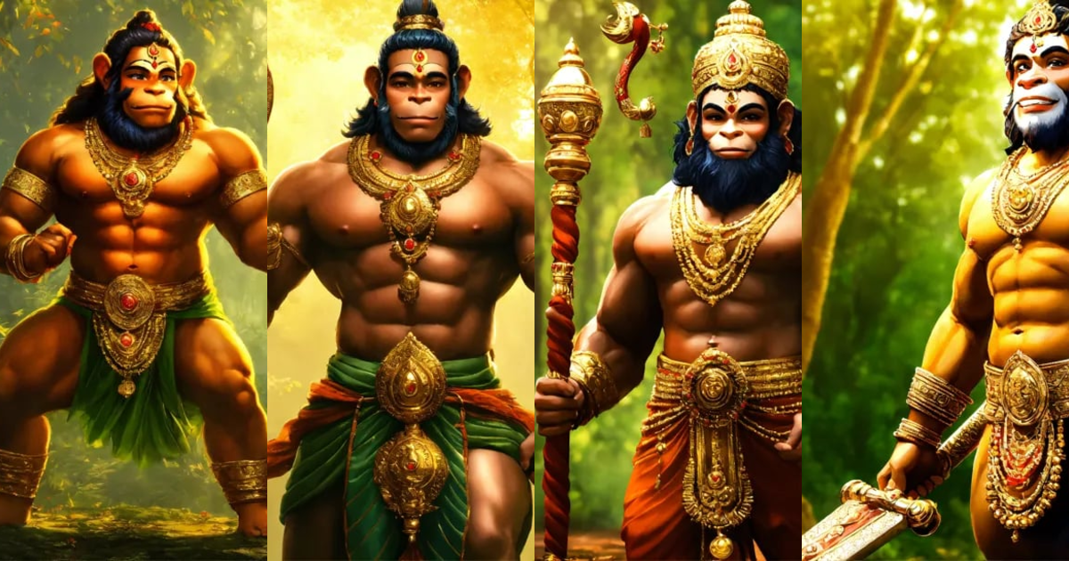 Lexica - Hanuman very realistic ,srong body ,perfect face and body ...