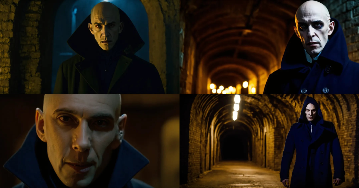 Lexica - Lighting from the front, cinematic vampire underworld movie ...