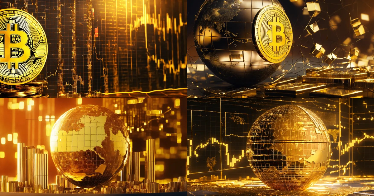 Lexica - Image of a broken financial system symbolized by a cracked ...