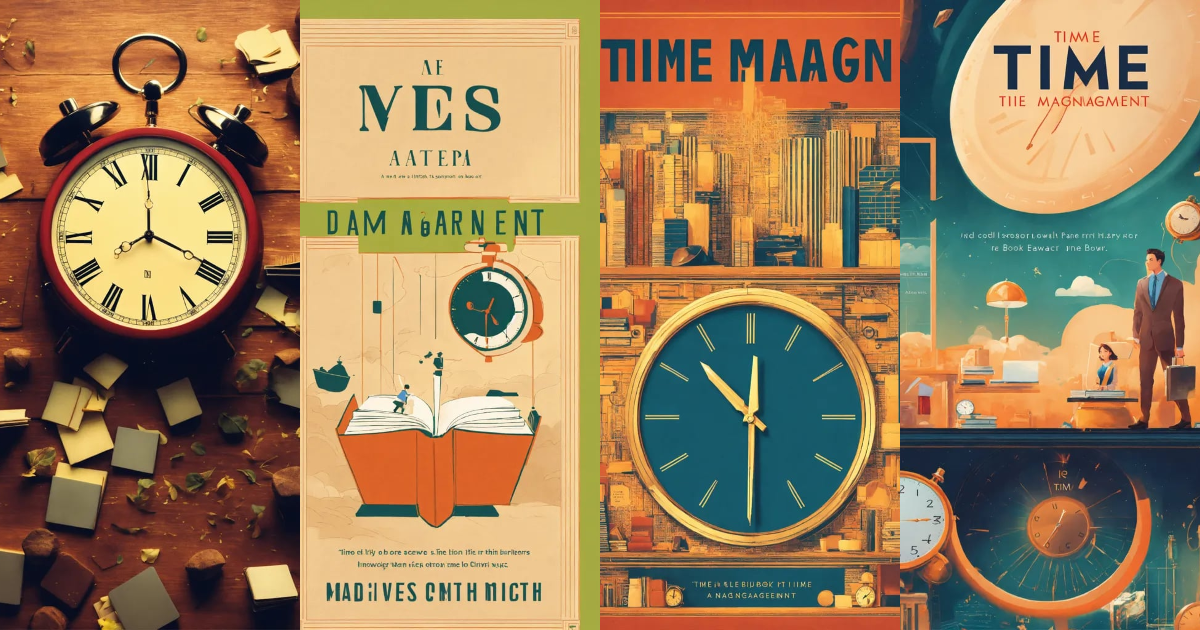 Lexica - Book Cover for a Book about Time Management