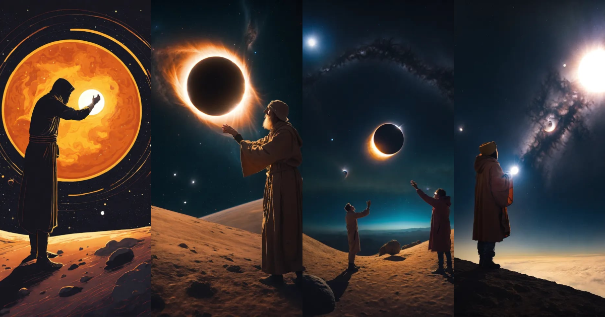 Lexica - Hermit try to touch solar eclipse in space