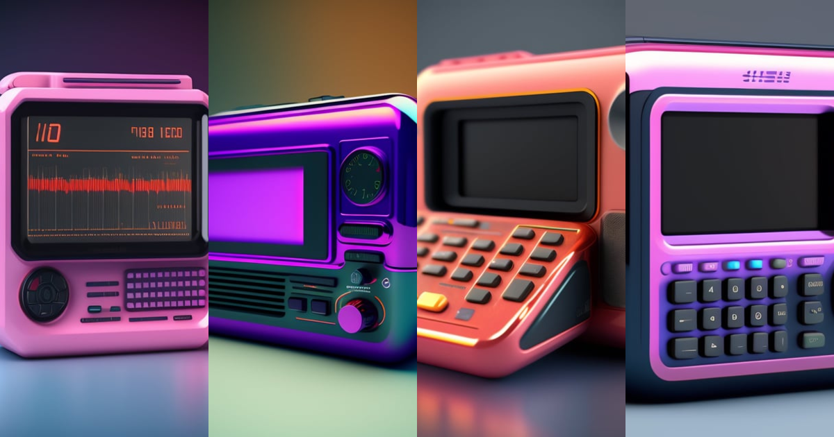 Lexica - Vintage personal handheld computer device, 1990s, retro mini ...