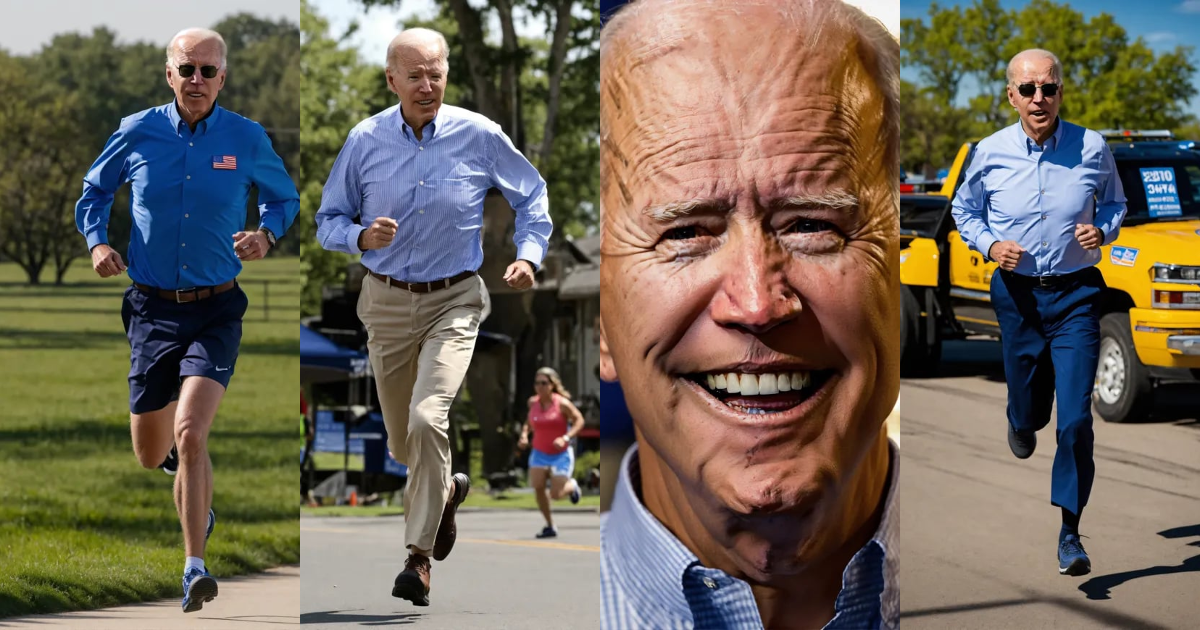 Lexica - Joe Biden running