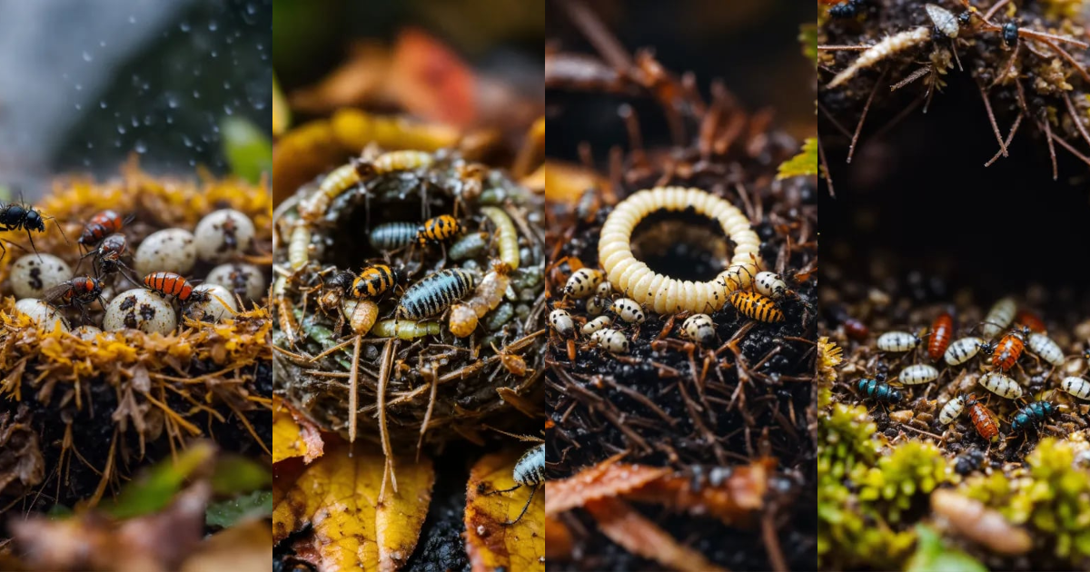 Lexica - Dark creepy ugly rainy Autumn macro photography close-up of a ...