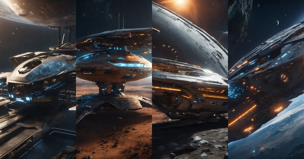 Lexica - Ultra futuristic design starship Designed by 8k resolution ...