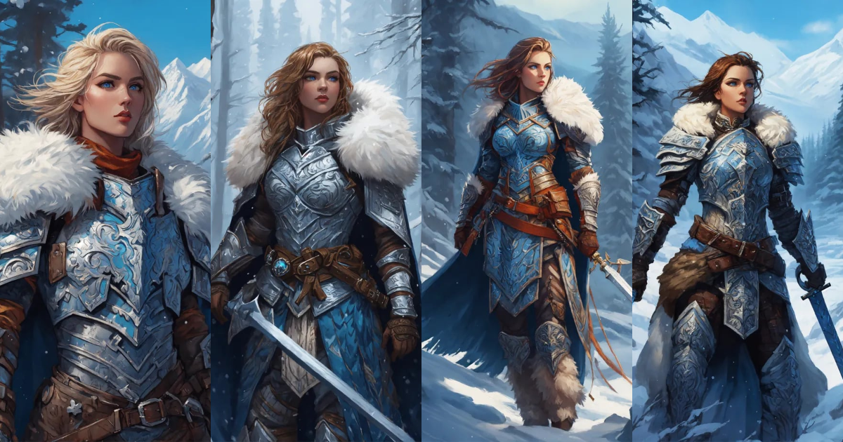 Lexica - A strong rugged woman in intricate armor, highly detailed ...