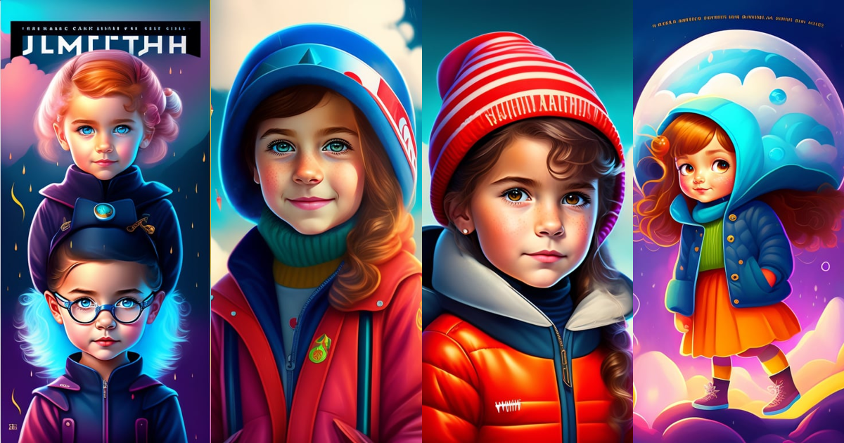 Lexica - Create book cover artwork for a children's book about a small ...