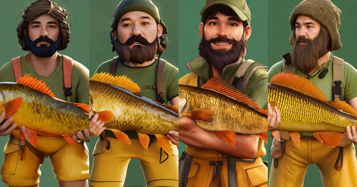 Lexica - Realistic fisher men