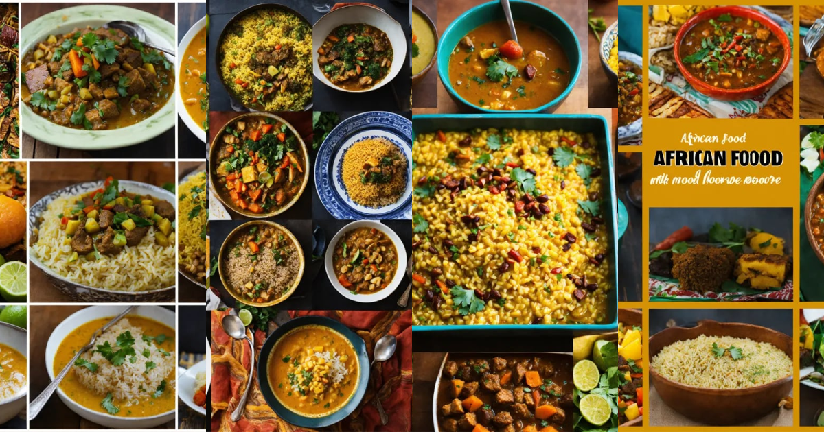 Lexica - African Food mood board