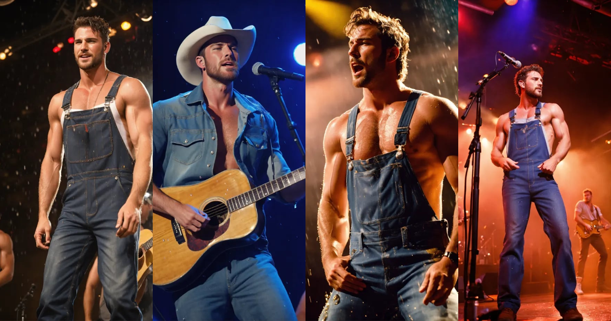 Lexica - An impressive realistic photo of hunky male country singer ...