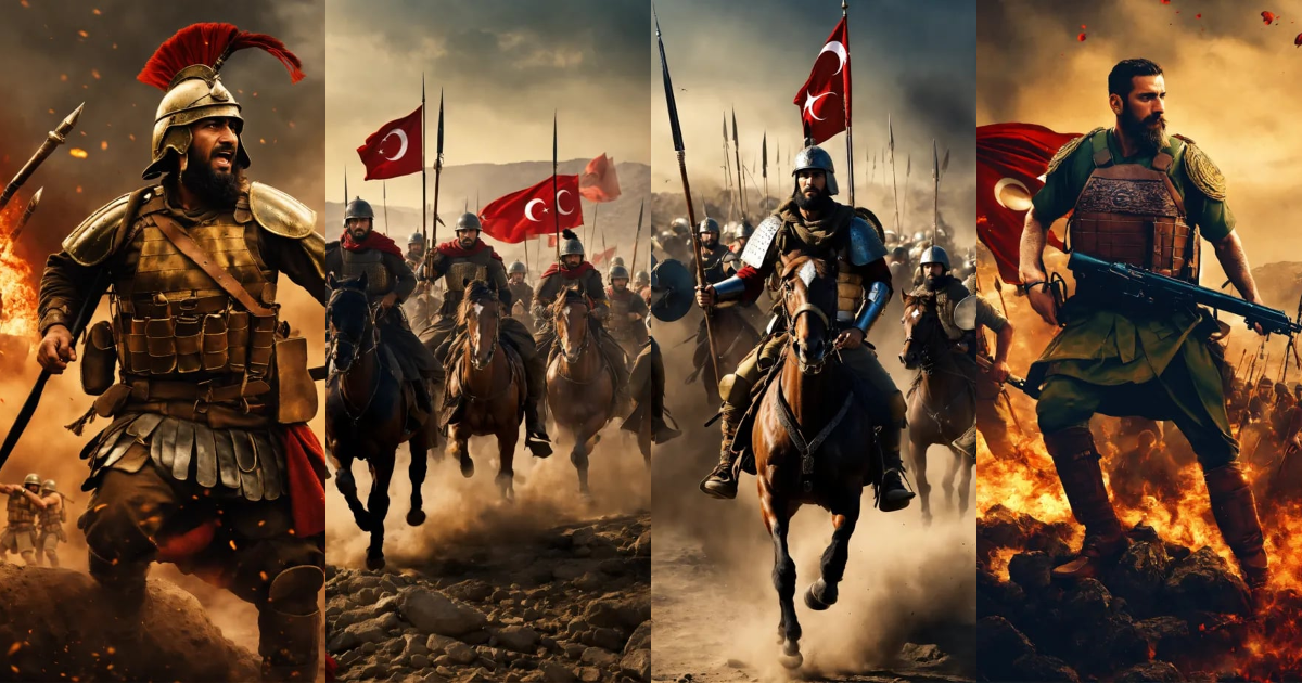 Lexica - Produce an imaginative scene where Turkish commandos and '300 ...