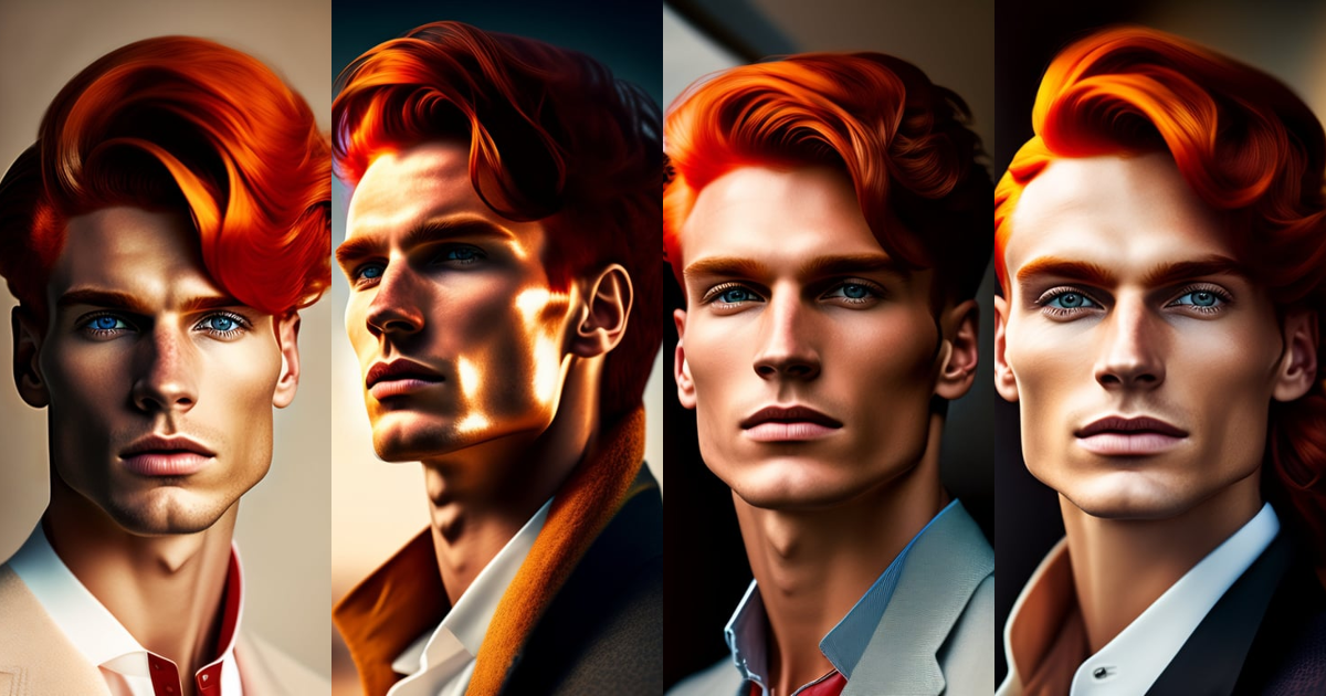 Lexica - Photograph, charismatic male general contractor, oval jaw ...