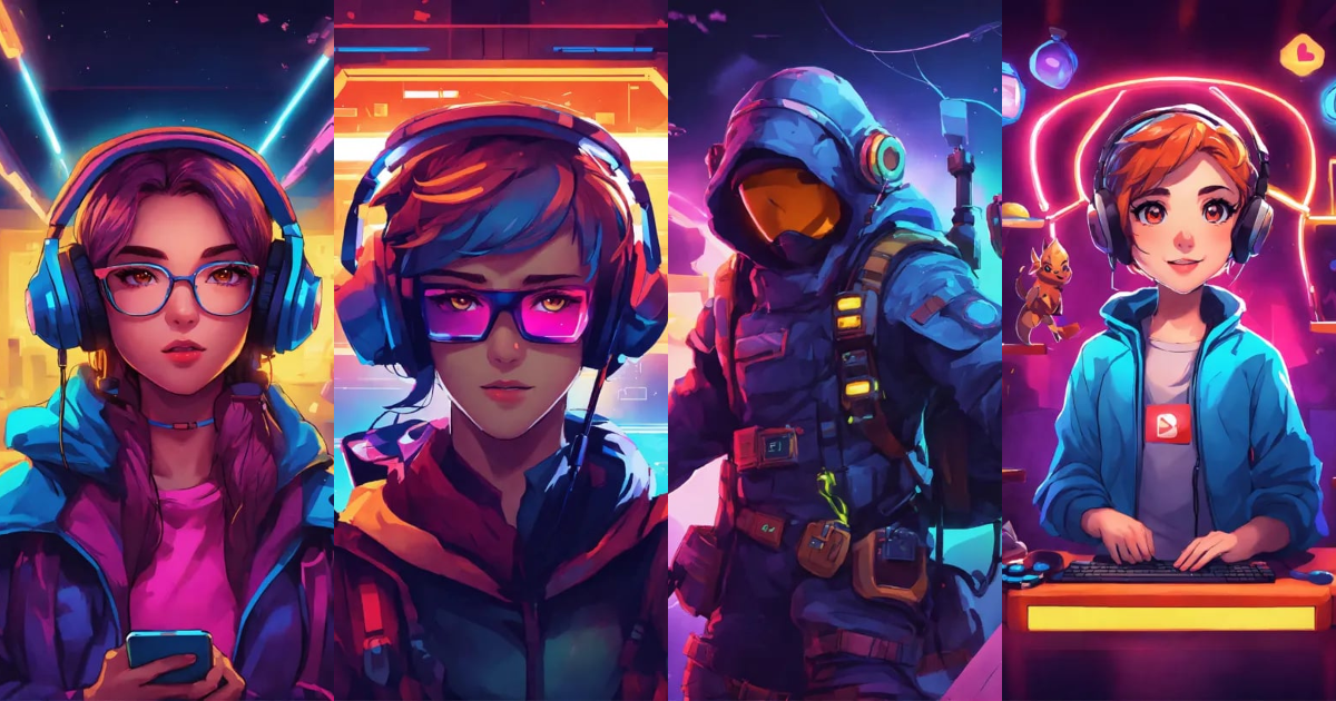 Lexica - Produce a 98x98 profile picture for a YouTube gaming channel ...