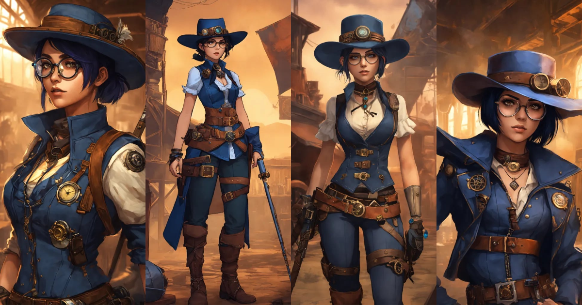 Lexica - A female 16yo archer role-playing game character "Deadlands ...