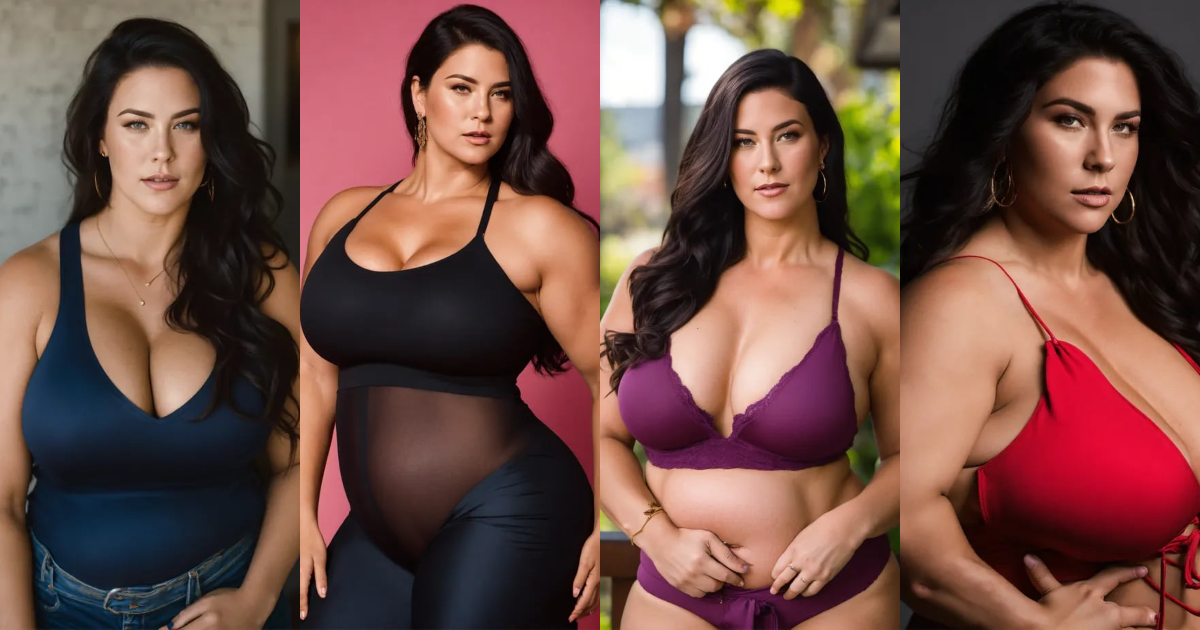 Lexica - Image of Ella Schnacky posing in a photoshoot she is matriarchal, an attractive bold ...