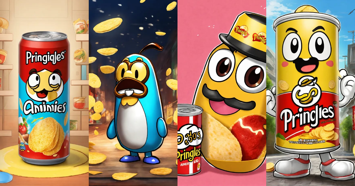 Lexica - Pringles mascot as anime