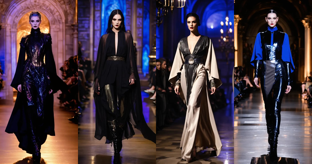 Lexica - Lothlorien androgynous royal vampire walking runway during ...