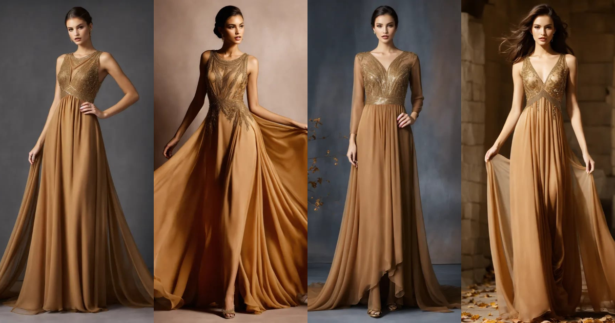 Lexica - Dress with beaded details, chiffon or satin. flowing like a ...