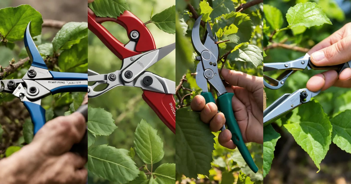 Lexica - A hand holding pruning shears, about to cut a vine, realistic ...