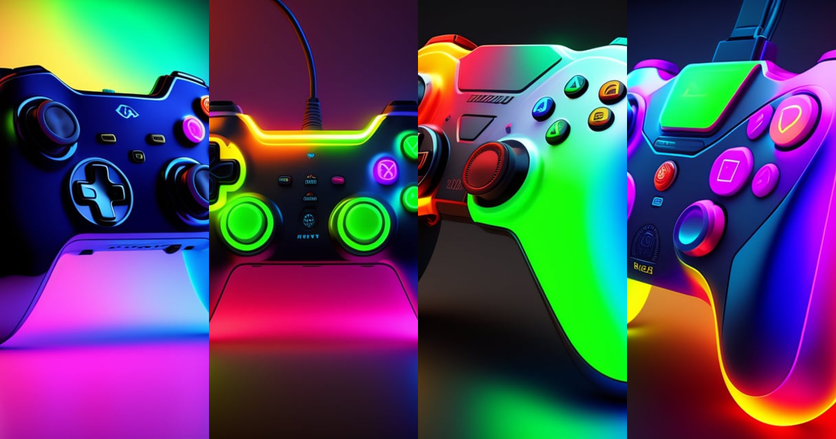 Lexica - Design a single futuristic 2D, neon-colored modern-style ...