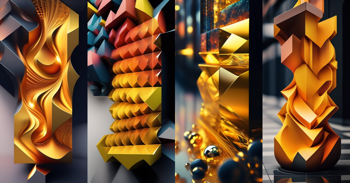 Lexica - Abstract Geometric Background Photos]