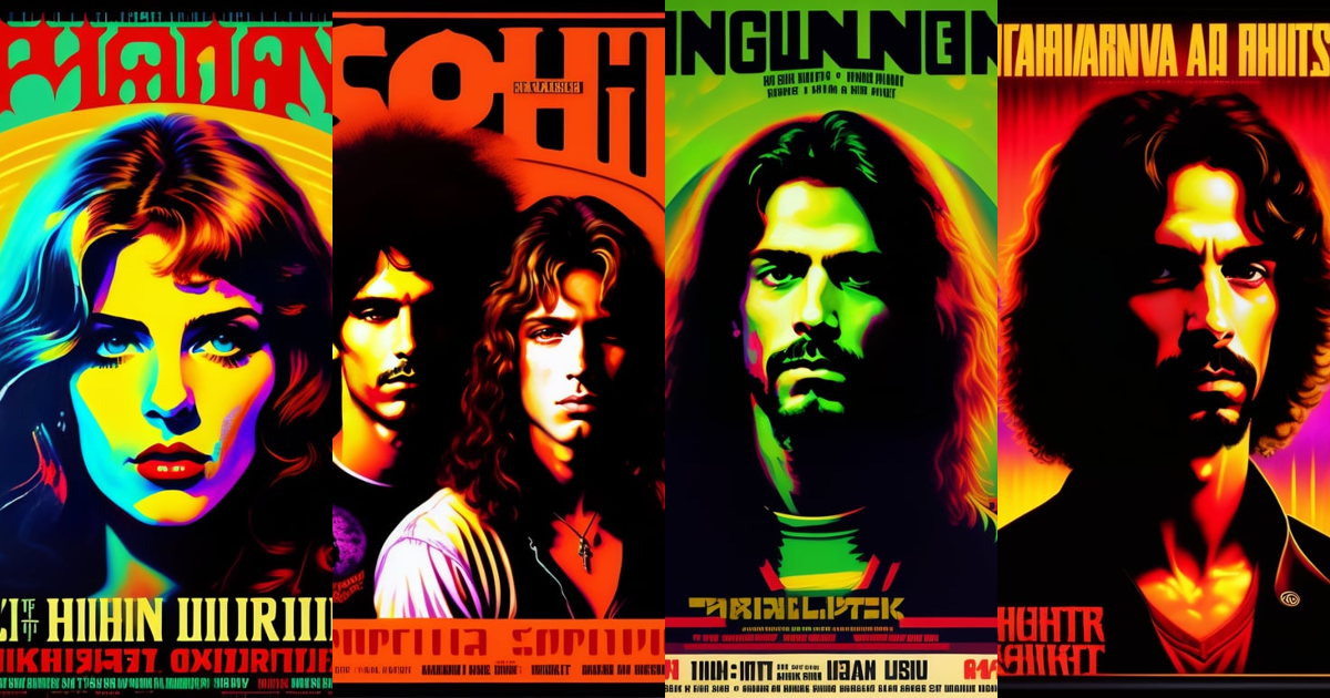 Lexica - 1989 grunge illustration design, soundgarden, 80s oil painting ...